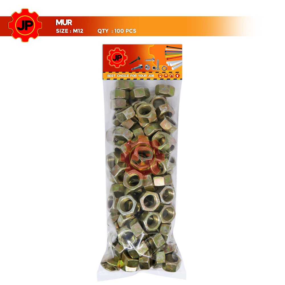 Jual MUR M 12 - MUR BAUT JP M12 ISI 100 PCS | Shopee Indonesia