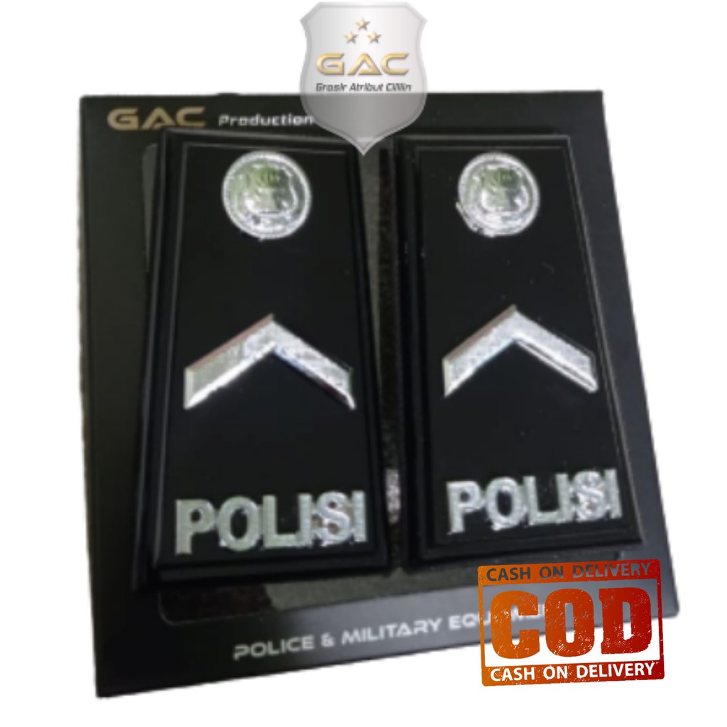 Jual PANGKAT BRIPDA FULL ACRYLIK PERLENGKAPAN POLISI Pangkat BINTAR ...