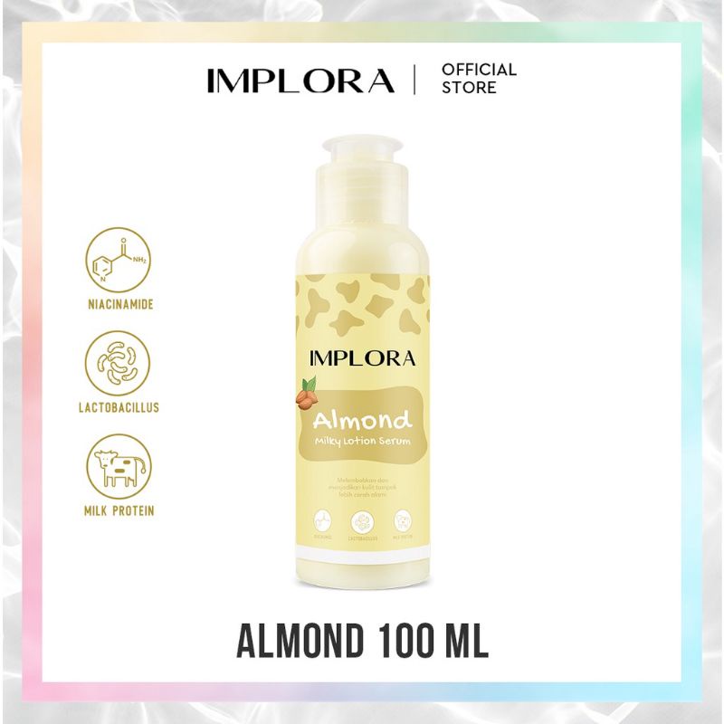 Jual IMPLORA Milky Body Lotion Serum 60ml & 100ml | Shopee Indonesia