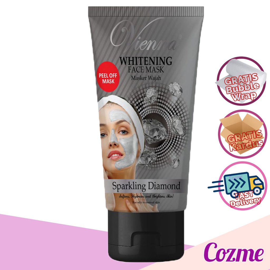 Jual Vienna Face Mask Sparkling Diamond 50ml | Shopee Indonesia