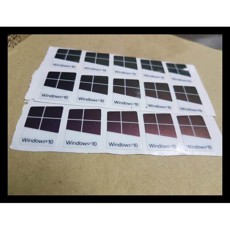 Jual BAYAR DITEMPAT STICKER INTEL CORE I5 7TH GEN - STICKER WINDOWS 10 ...