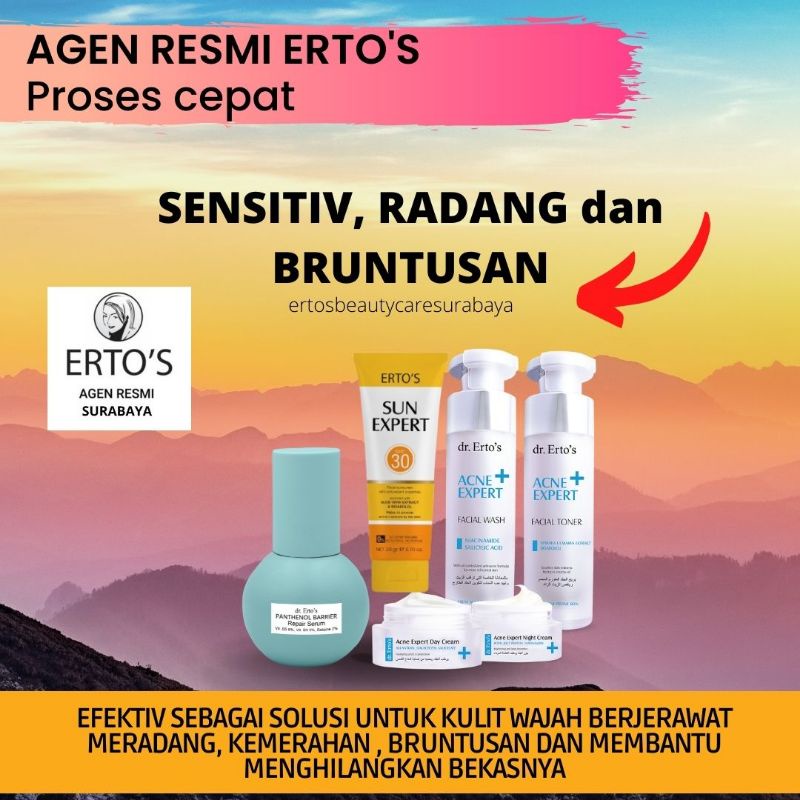 Jual ORI Ertos dr. Erto's Panthenol Barrier Repair Serum Tranexamic ...