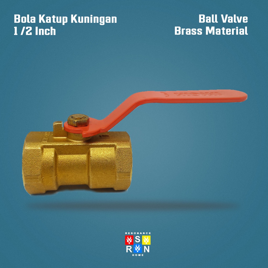 Jual Ball Valve Kuningan 1/2 Inch / Stop Kran Air Resonance Home ...
