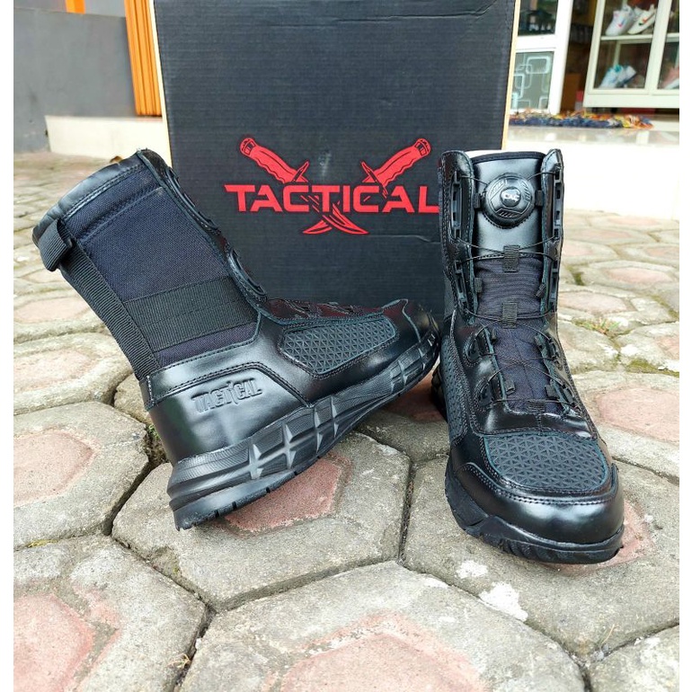 Jual Sepatu PDL TNI Polri tali putar merk TACTICAL model LIBRA | Shopee ...