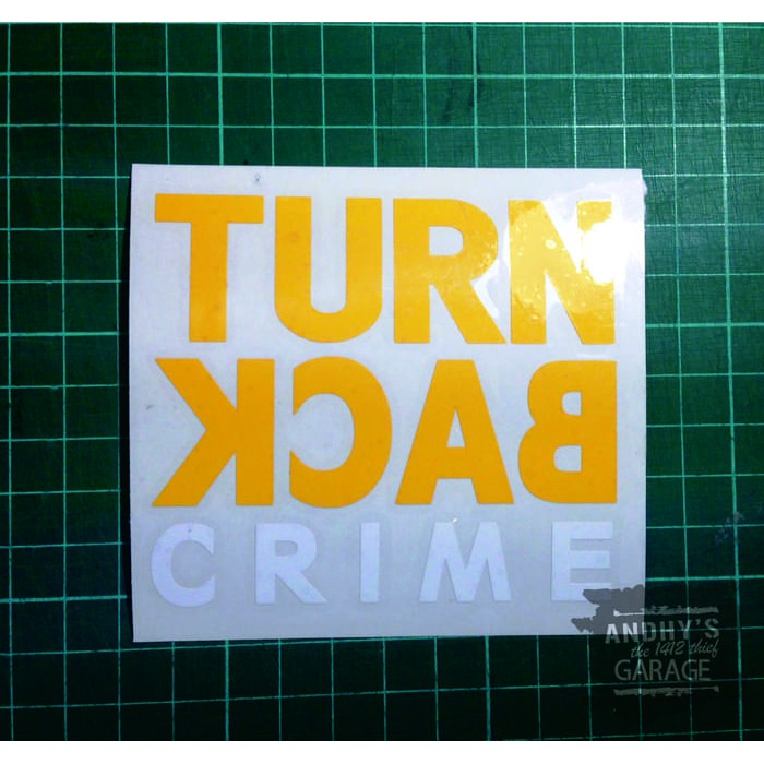Jual Sticker / Stiker Turn Back Crime 1 | Shopee Indonesia