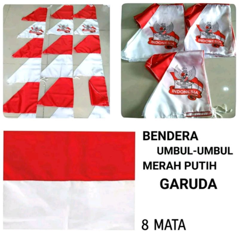 Jual Bendera umbul umbul zig zag 8 mata 17 agustus 1945 umbul umbul garuda kain 8 mata | Shopee ...