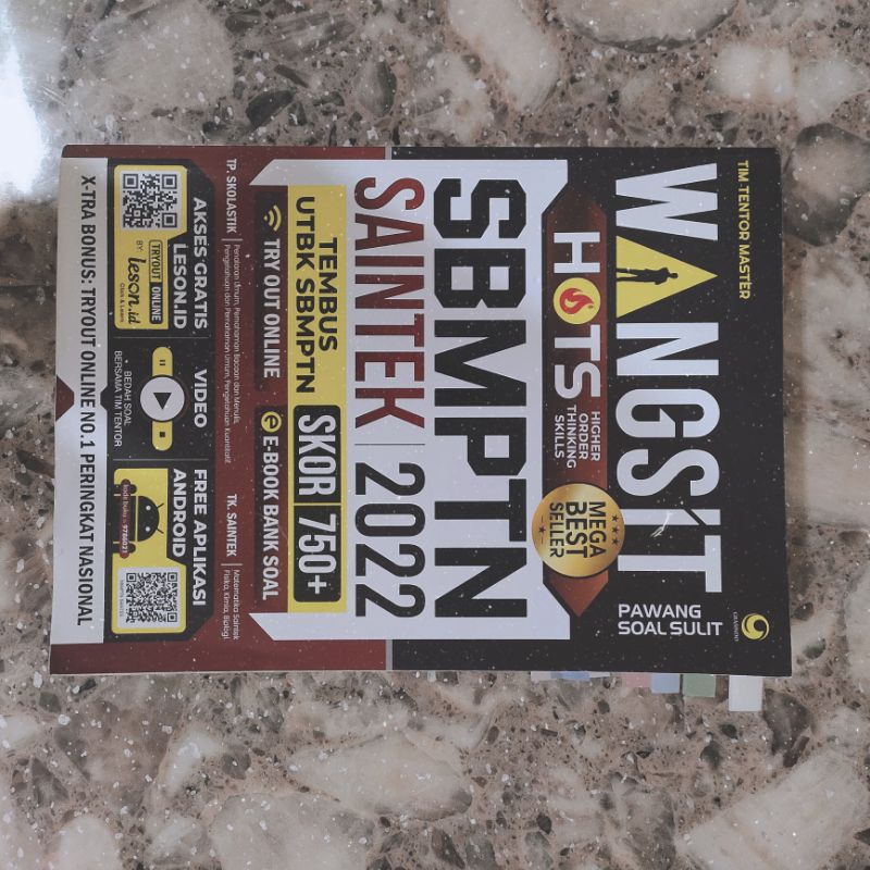Jual BUKU WANGSIT (SAINTEK) SBMPTN 2022 BY TIM TENTOR MASTER | Shopee ...