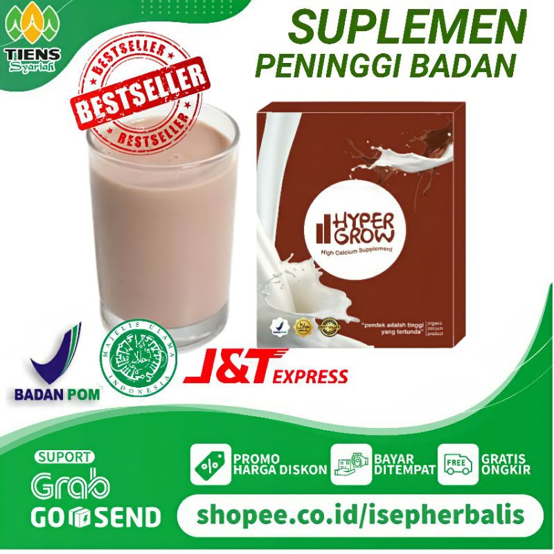 Jual HYPERGROW / HYPER GROW ORIGINAL ASLI PAKET SUSU PENINGGI BADAN ...