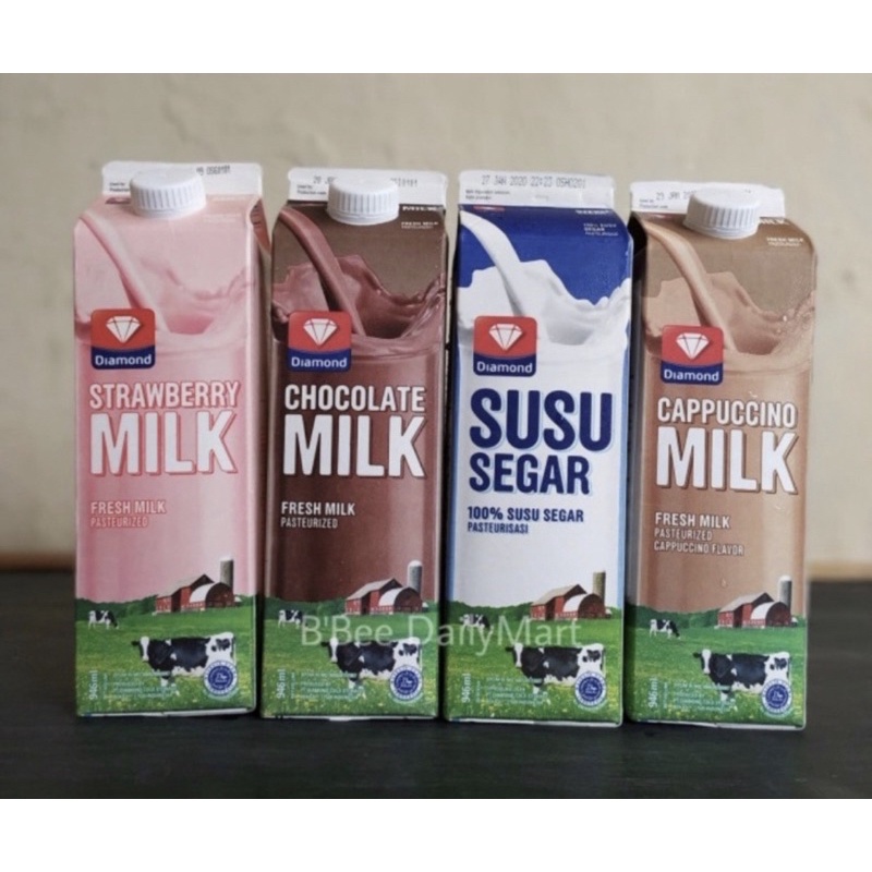 Jual Diamond UHT Fresh Milk 900 ml | Shopee Indonesia