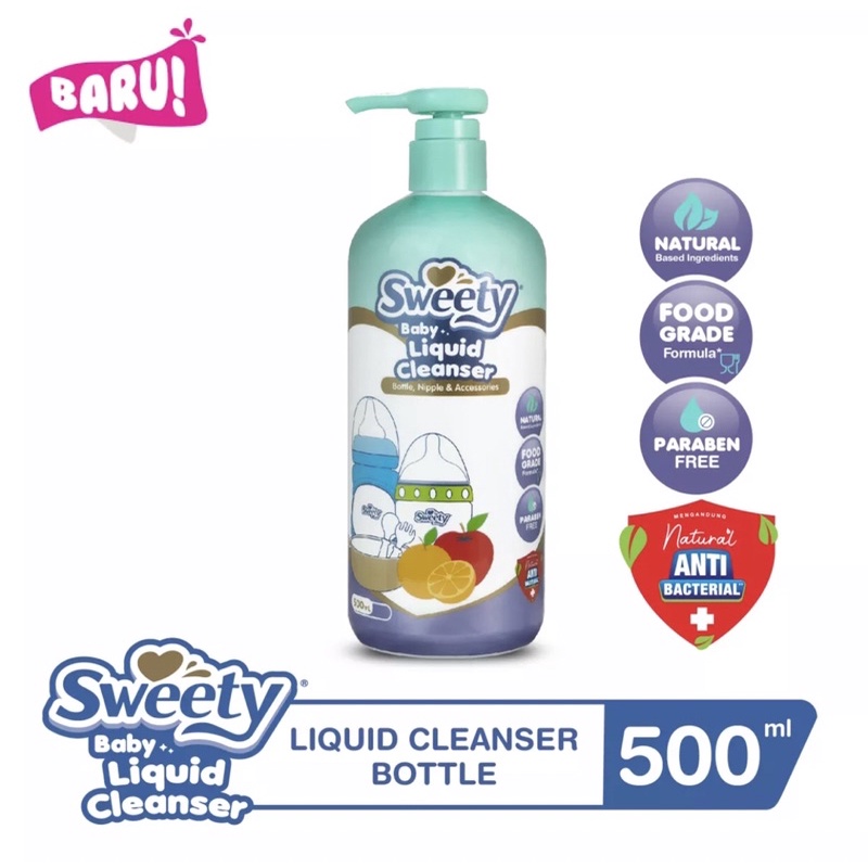 Jual Sweety baby liquid cleanser for bottle, nipple, & accessories ...