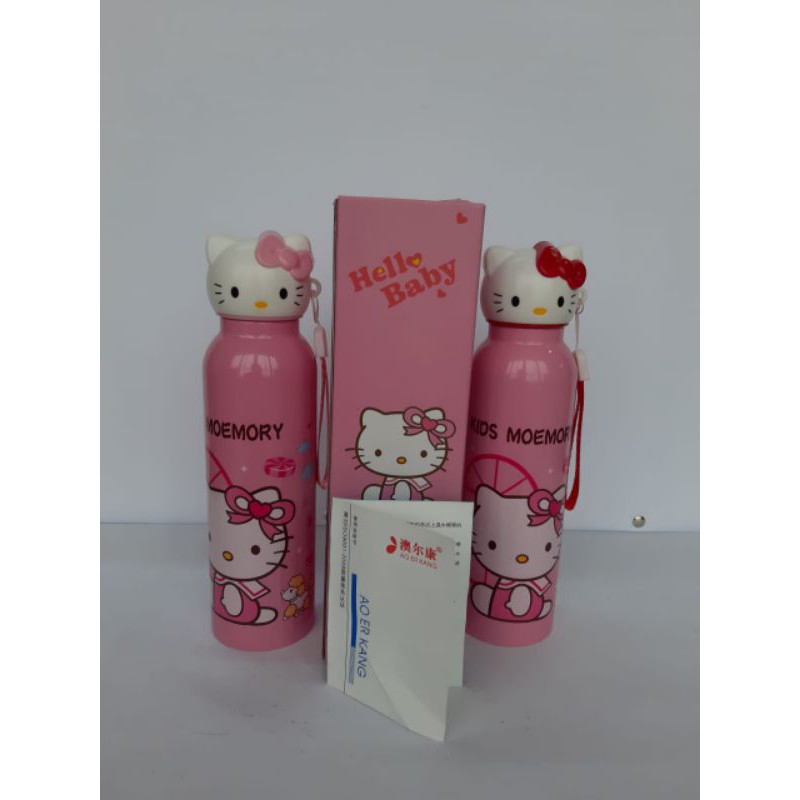 Jual Termos Stainless Hello Kitty 380 ml BC23915 - Thermos Hello Kitty | Shopee Indonesia