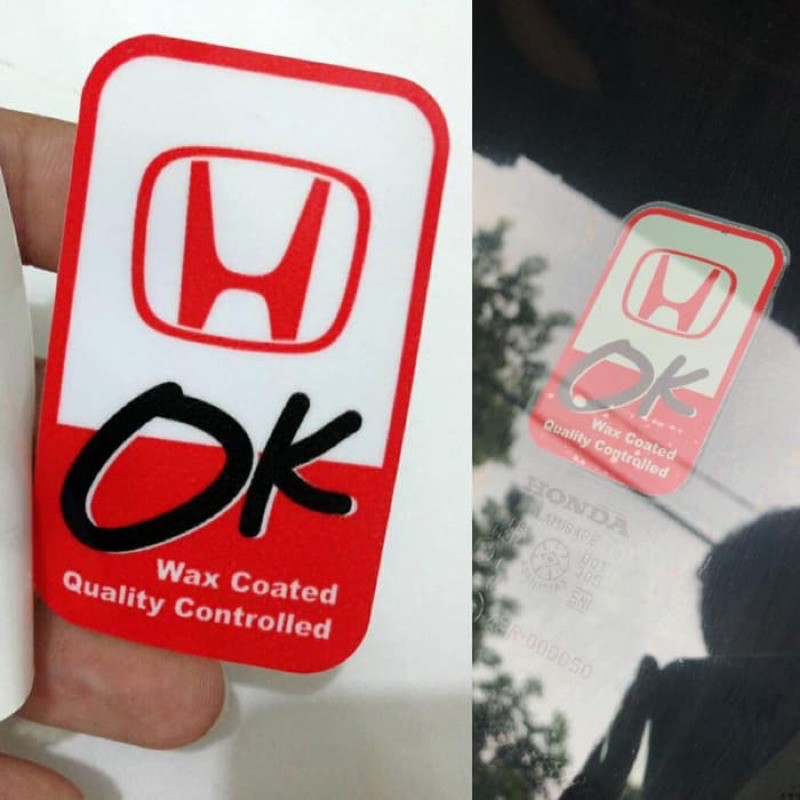 Jual sticker OK wax coated HONDA | Shopee Indonesia