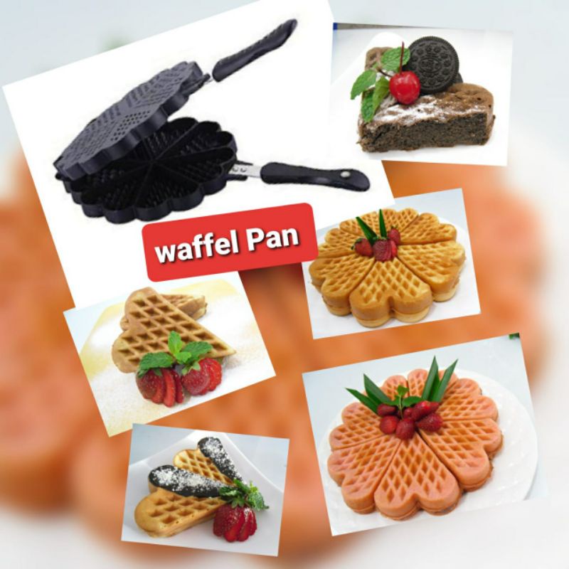 Jual Heart Waffle Signora wafel Cetakan Kue Wafel Anti Lengket ...
