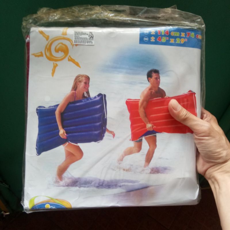 Jual INTEX - Papan Selancar Rubber Canvas Surf Rider Mat | Shopee Indonesia