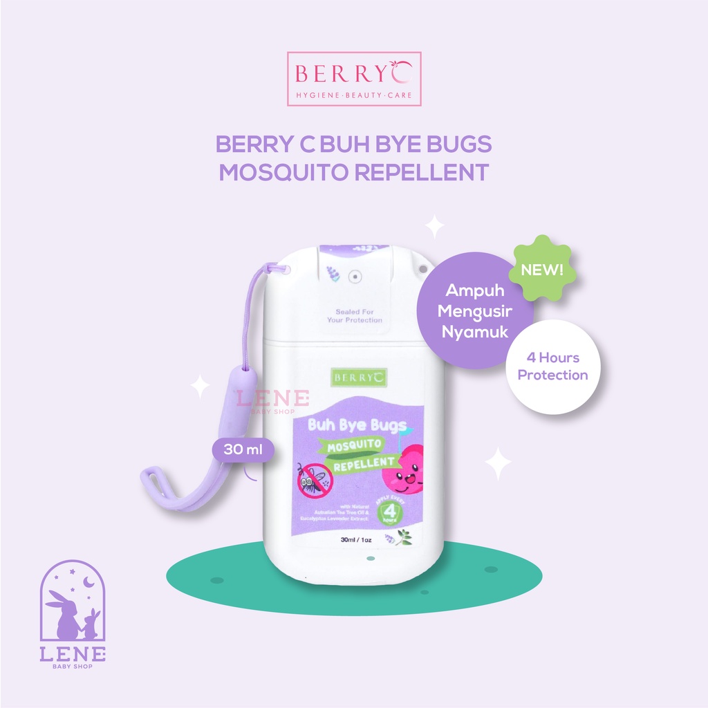 Jual Berry C Buh Bye Bugs Mosquito Repellent 30ML - Anti Nyamuk untuk ...
