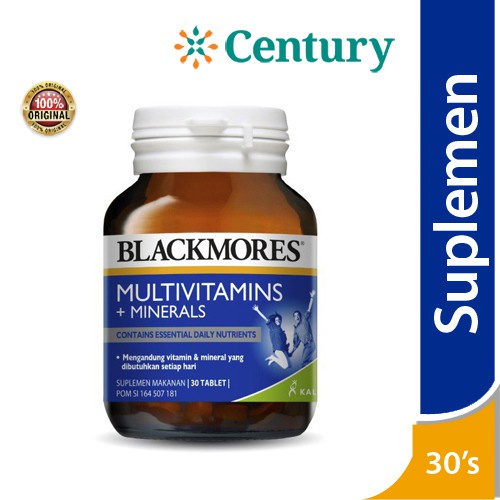 Jual Blackmores Multivitamins + Minerals 30 Tablet/ Vitamin Dewasa/ Multivitamin & Mineral ...