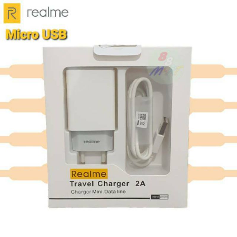 Jual Realme Travel Charger 2A ( Charger mini. Data line ) | Shopee ...