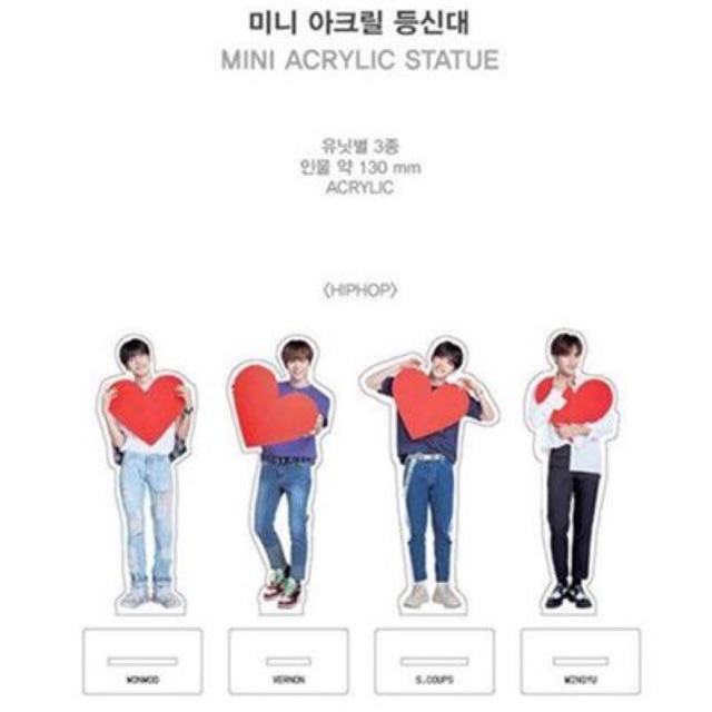 Jual READY STOCK SEVENTEEN IDEAL CUT IN SEOUL MINI ACRYLIC STATUE ...