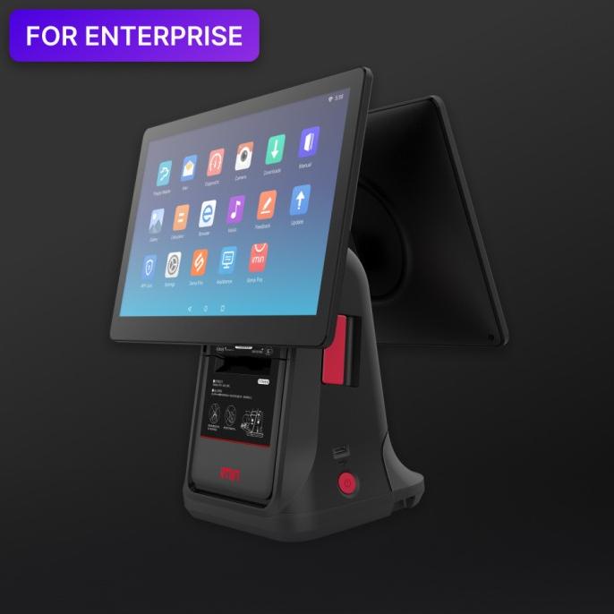 Jual Android Desktop POS Machine mesin kasir iMin D4 505 W/printer 4G ...