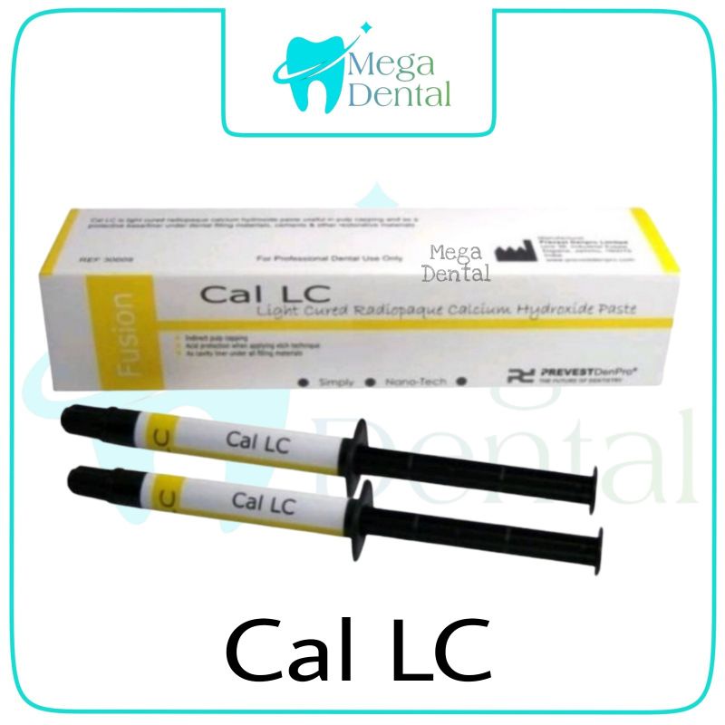 Jual Cal Lc / CaOH / Calsium Hydroxide / lIght Cure Cavity Liner / Pulp ...