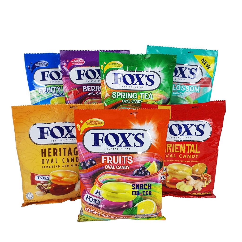 Jual Permen FOXS Oval Crystal Clear ZAK - Netto 125 gr | Shopee Indonesia