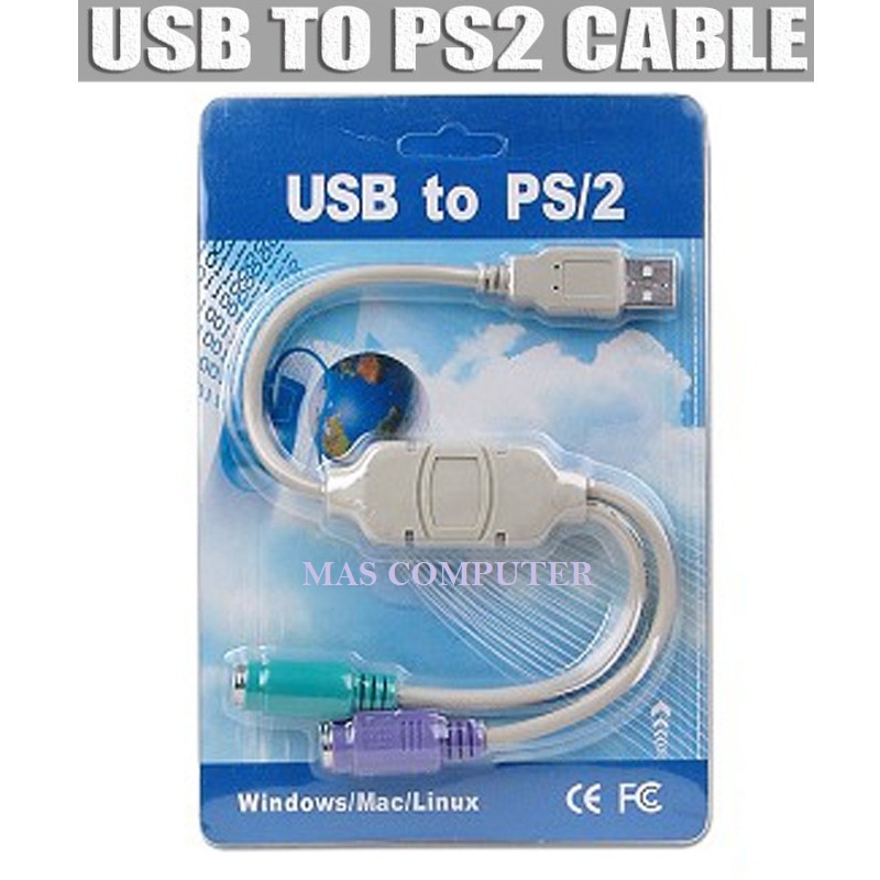 Jual Kabel USB to PS2 / Kabel sambungan keyboard dan mouse | Shopee ...