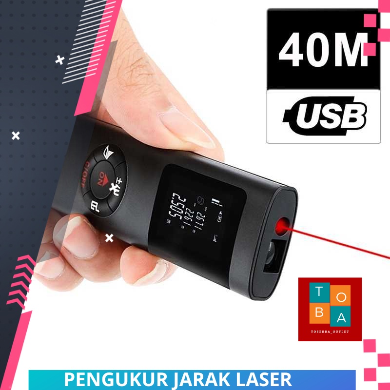 Jual Laser Ukur Meteran Digital - Pengukur Jarak - Pengukur Laser ...