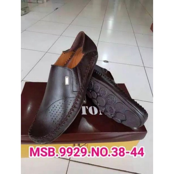 Jual KEYTON SHOES SERI MSB - SEPATU MOKASIN KULIT PRIA | Shopee Indonesia