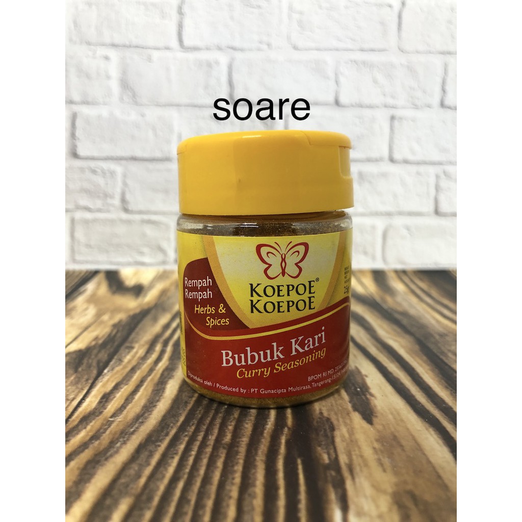 Jual Bumbu Kari Bubuk / Bumbu Kare Bubuk / Curry Powder Koepoe-Koepoe ...