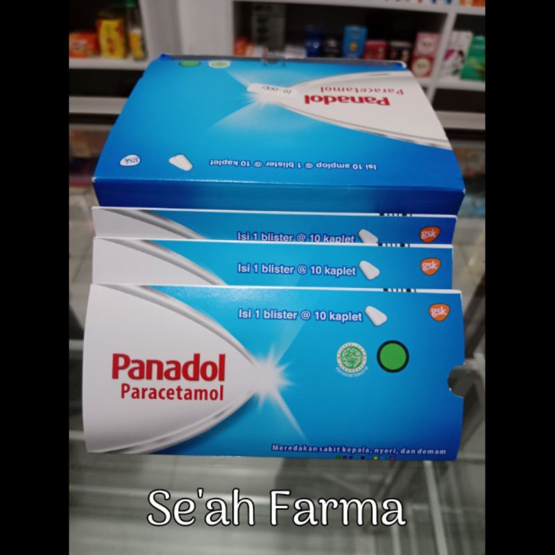 Jual Panadol Tablet - Panadol Biru - Paracetamol 500mg | Shopee Indonesia