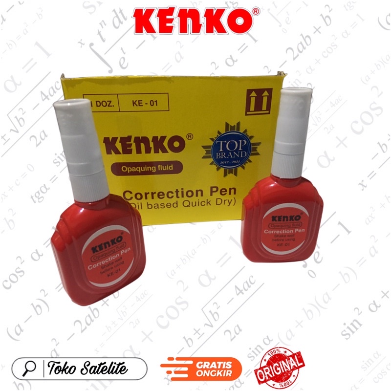 Jual Kenko KE-01 Tip Ex Cair - Kenko Correction Fluid - Satuan | Shopee ...