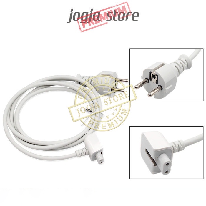 Jual Kabel Power Charger Macbook-Ipad Colokan Extension MagSafe EU AC ...
