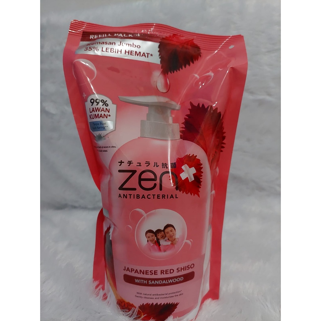 Jual ZEN SABUN CAIR MERAH - 800 ML / ANTIBACTERIAL BODY WASH | Shopee ...