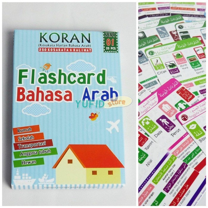 Jual Flash Card Kosakata Bahasa Arab (Program BISA) | Shopee Indonesia