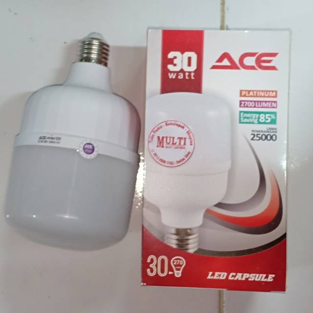 Jual Lampu Garansi Ace Led Capsule 30w Lampu Led Jumbo Ace Kapsul Jumbo
