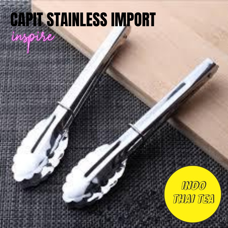 Jual Pencapit Capitan Capit Jepitan Jepit Makanan Kue Stainless Steel ...