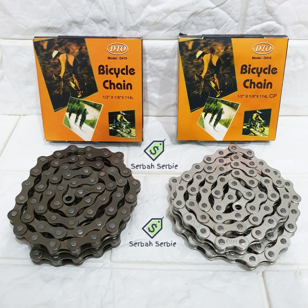 Jual RANTAI SEPEDA 114 L SINGLE SPEED TANPA OPERAN GIGI 1/2"×1/8"×114L ...