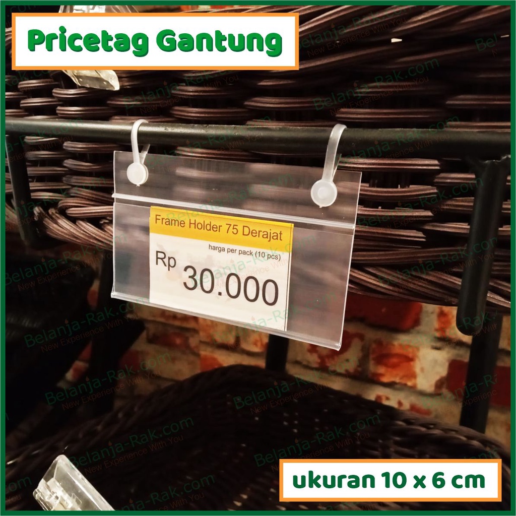 Jual Price tag Gantung untuk Keranjang Promo Ukuran 10X6 | Shopee Indonesia