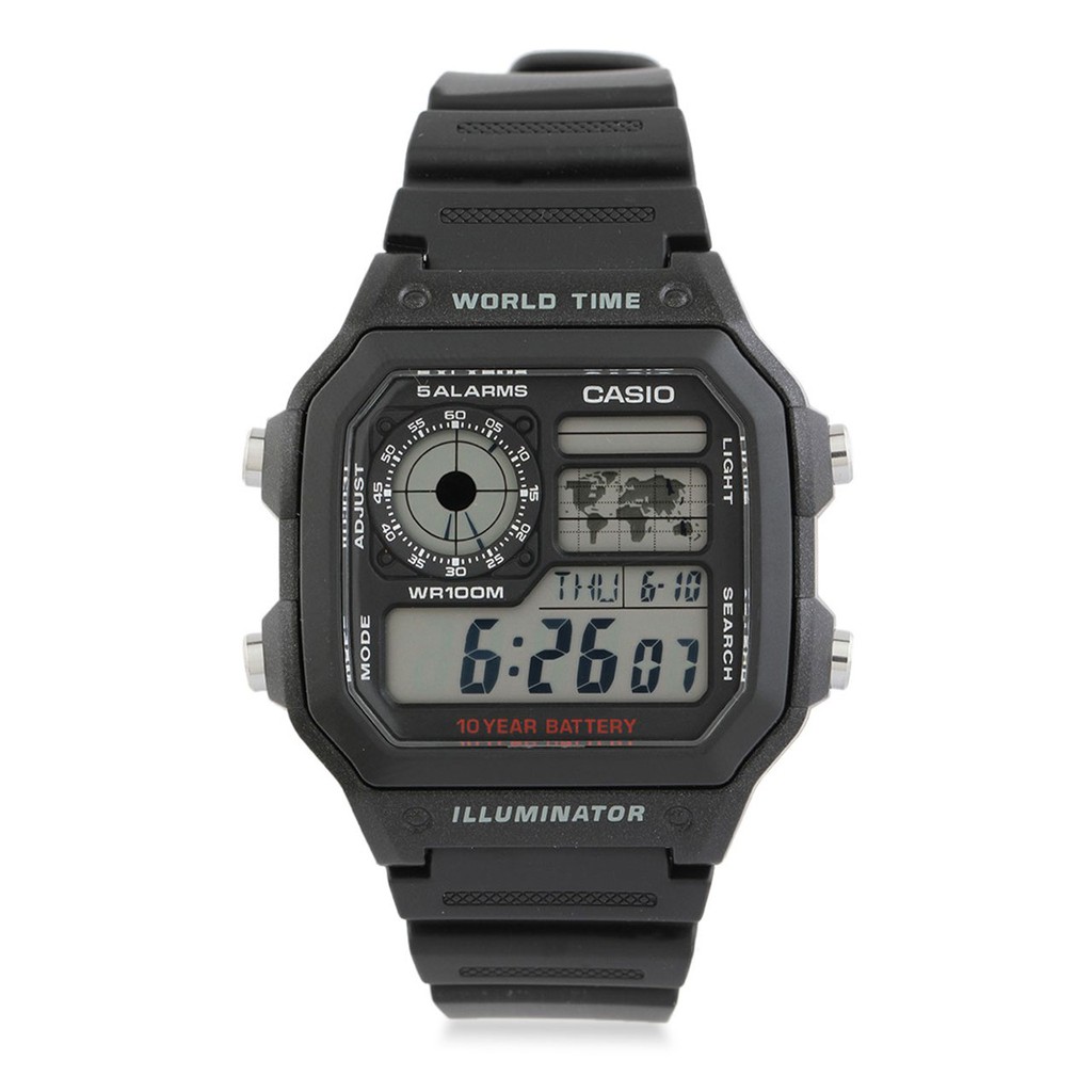 Jual Jam Tangan Casio AE-1200WH-1AVDF Original | Shopee Indonesia