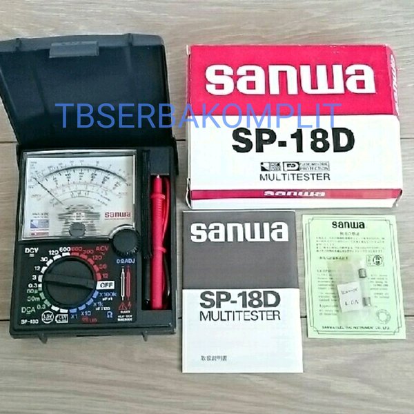 Jual Sanwa SP-18D Made In Japan Analog Multimeter Multitester Analogue ...