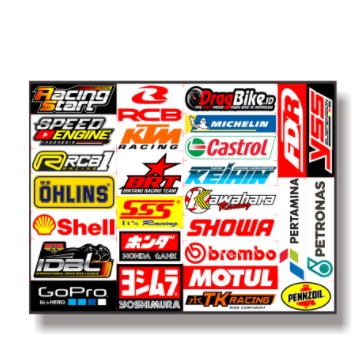 Jual STICKER RCB racing start ohlins honda gank - Stiker Racing ...