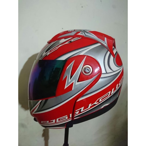 Jual Helm YOSHI Modular/ Flip Up Dual fungsi | Shopee Indonesia