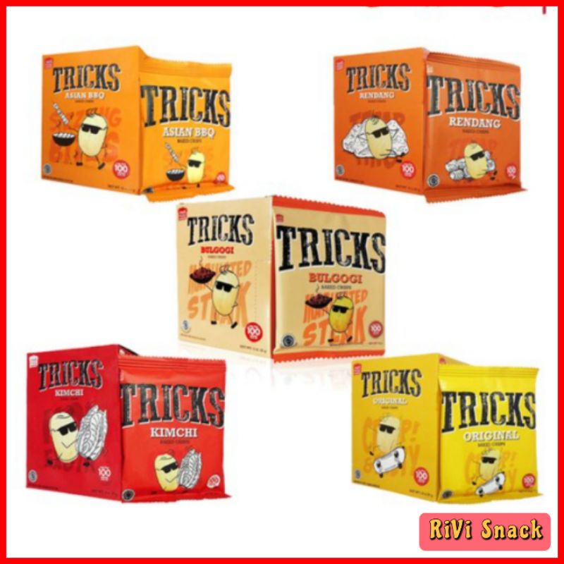 Jual TRICK BISKUIT KENTANG POTATO BAKED CHIPS 20GR | Shopee Indonesia