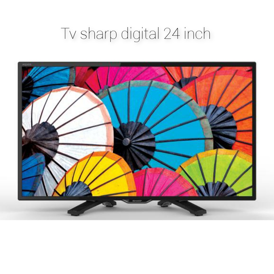 Jual TV LED SHARP 24 inch HD Digital 24GD1400 USB Movie HDMI DVB-T2 ...