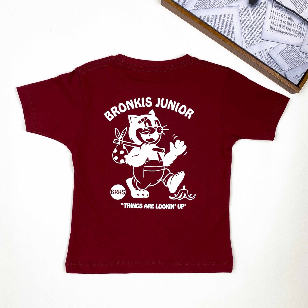 Jual Bronkis Junior Kaos Anak Laki Laki Warna Merah 'Things are looking ...