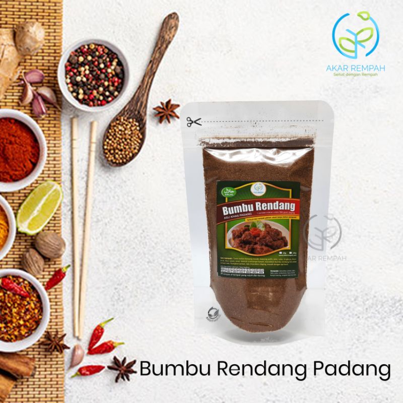 Jual Bumbu Rendang Padang Instan Akar Rempah / Bumbu Masak Dapur ...