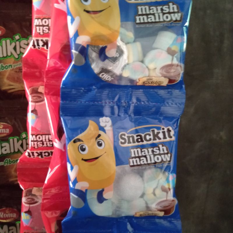 Jual [7 gram x 10] snackit marshmellow with choco dip | Shopee Indonesia