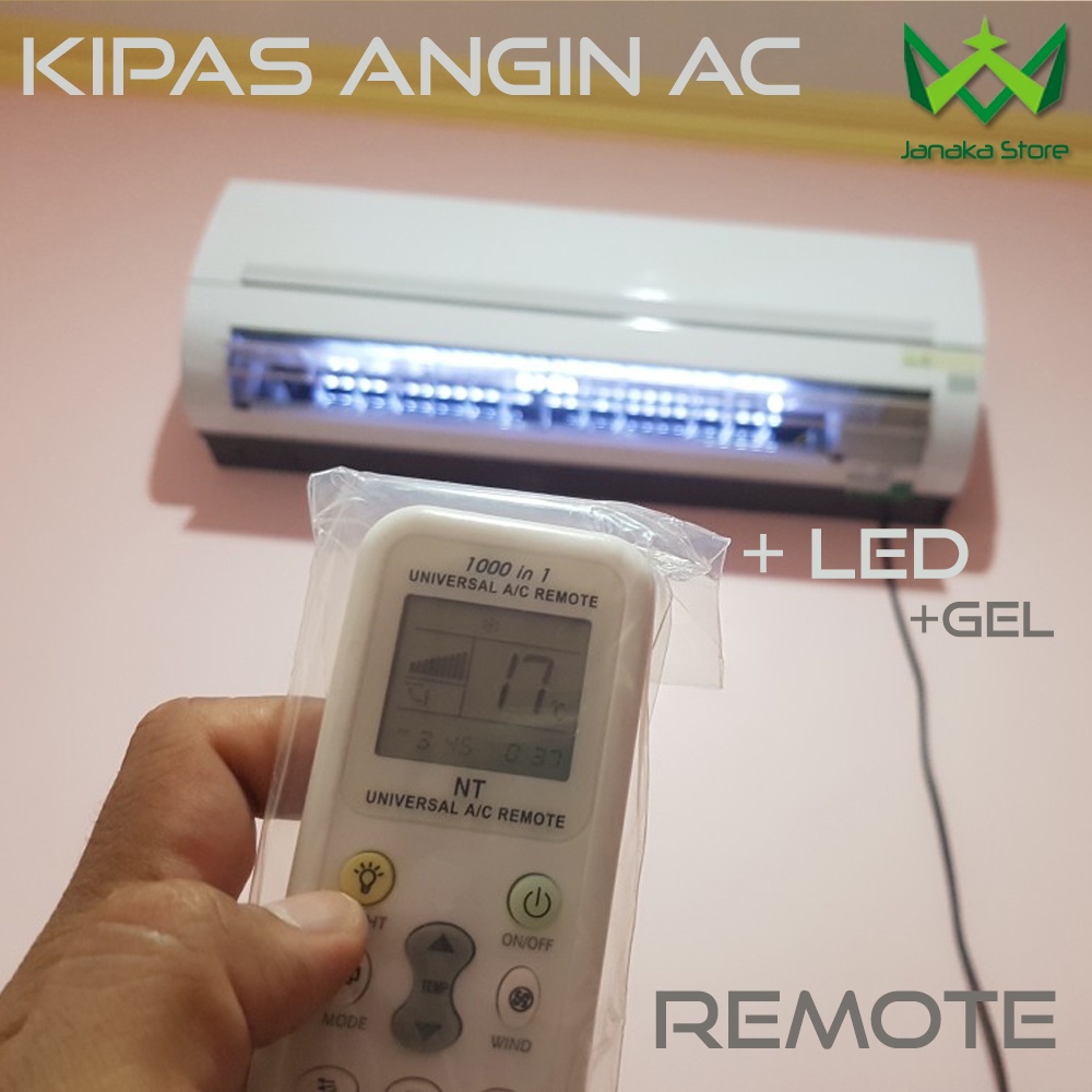 Jual Kipas Angin Model AC 2,5PK Led Gel Kristal | Shopee Indonesia