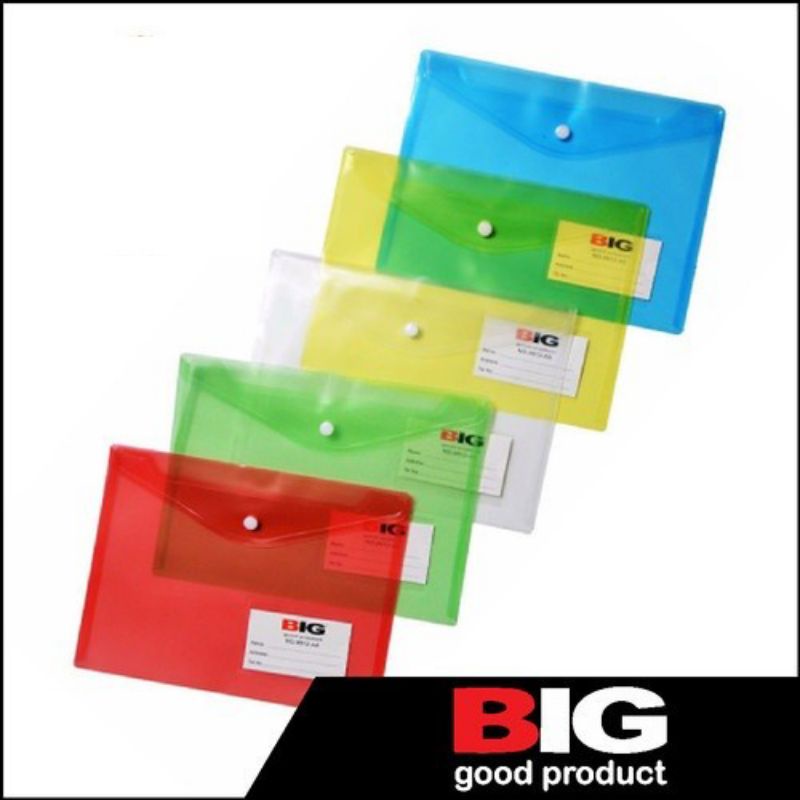 Jual Map Plastik Map Kancing 1 BIG 8812 ukuran A5 | Shopee Indonesia