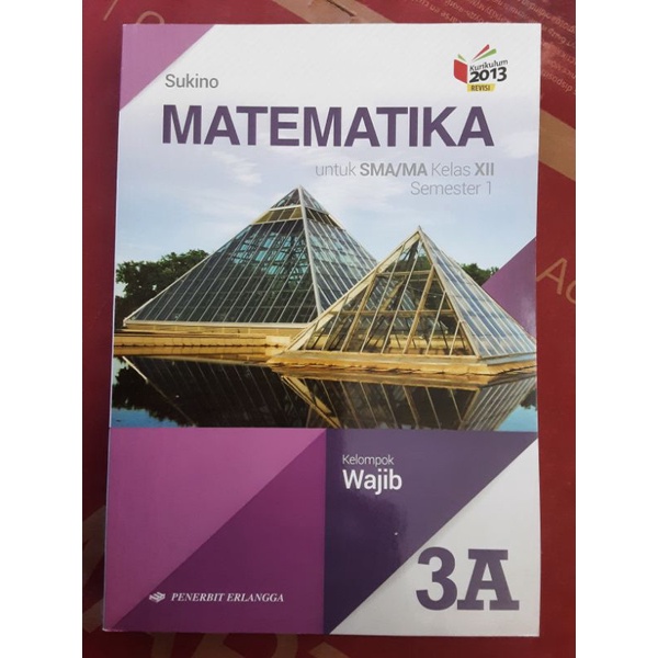 Jual buku pelajaran matematika 3A SMA kelas 12 bekas | Shopee Indonesia
